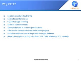 DITA introduction | PPSX