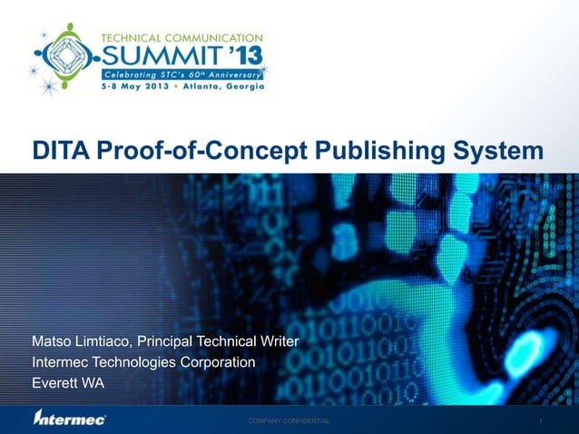 DITA Proof-of-Concept Publishing System | PPT