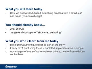 DITA Proof-of-Concept Publishing System | PPTX
