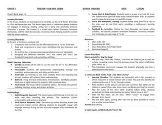 lesson plans in english lessons, follow and use | DOCX