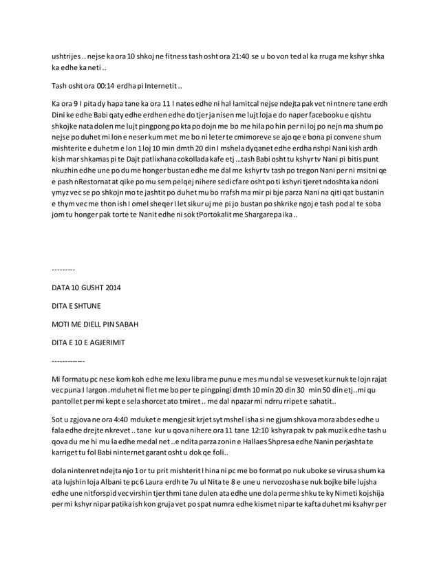 Ditari dita e sodit | PDF