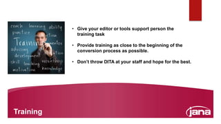 DITA Workflow 101- An Action Plan for DITA Implementation | PPTX | Web Development | Internet