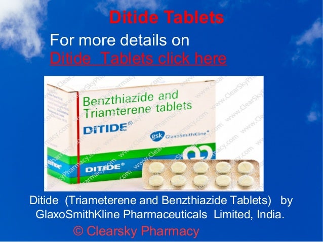 Ditide (Triameterene and Benzthiazide Tablets)