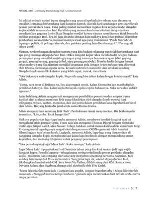 Ditimang Irama Bang Haji | PDF