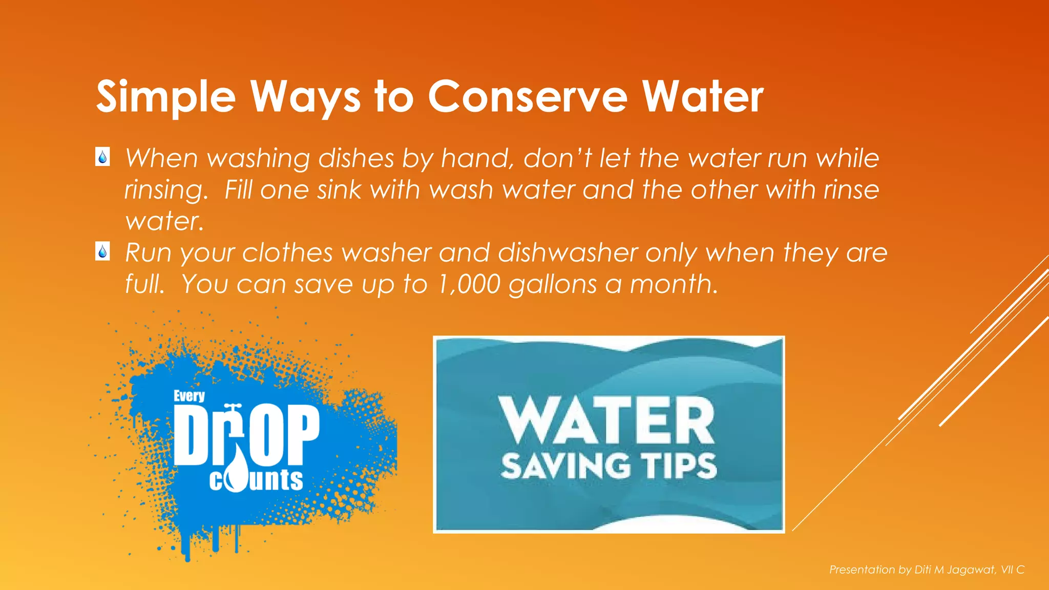 Water Conservation ppt presentation | PPT