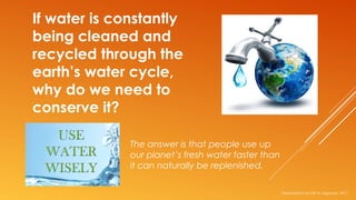 Water Conservation ppt presentation | PPT