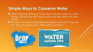Water Conservation ppt presentation | PPT
