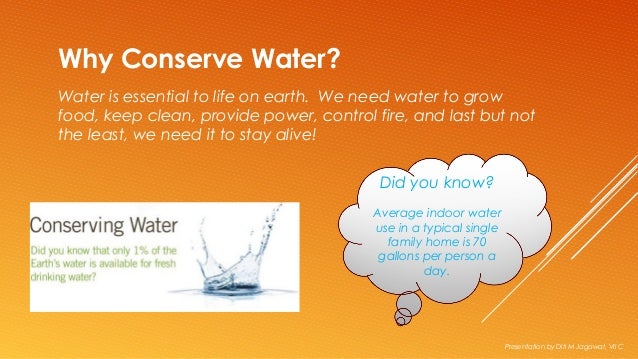 Water Conservation ppt presentation