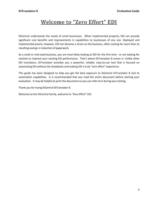 EDI Translator Evaluation Guide | PDF | Computing | Technology & Computing