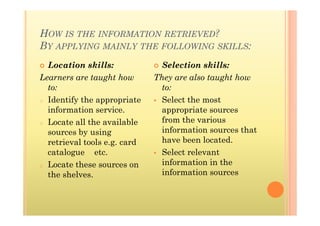 Information skills in a technologically disadvantaged environment | PDF ...