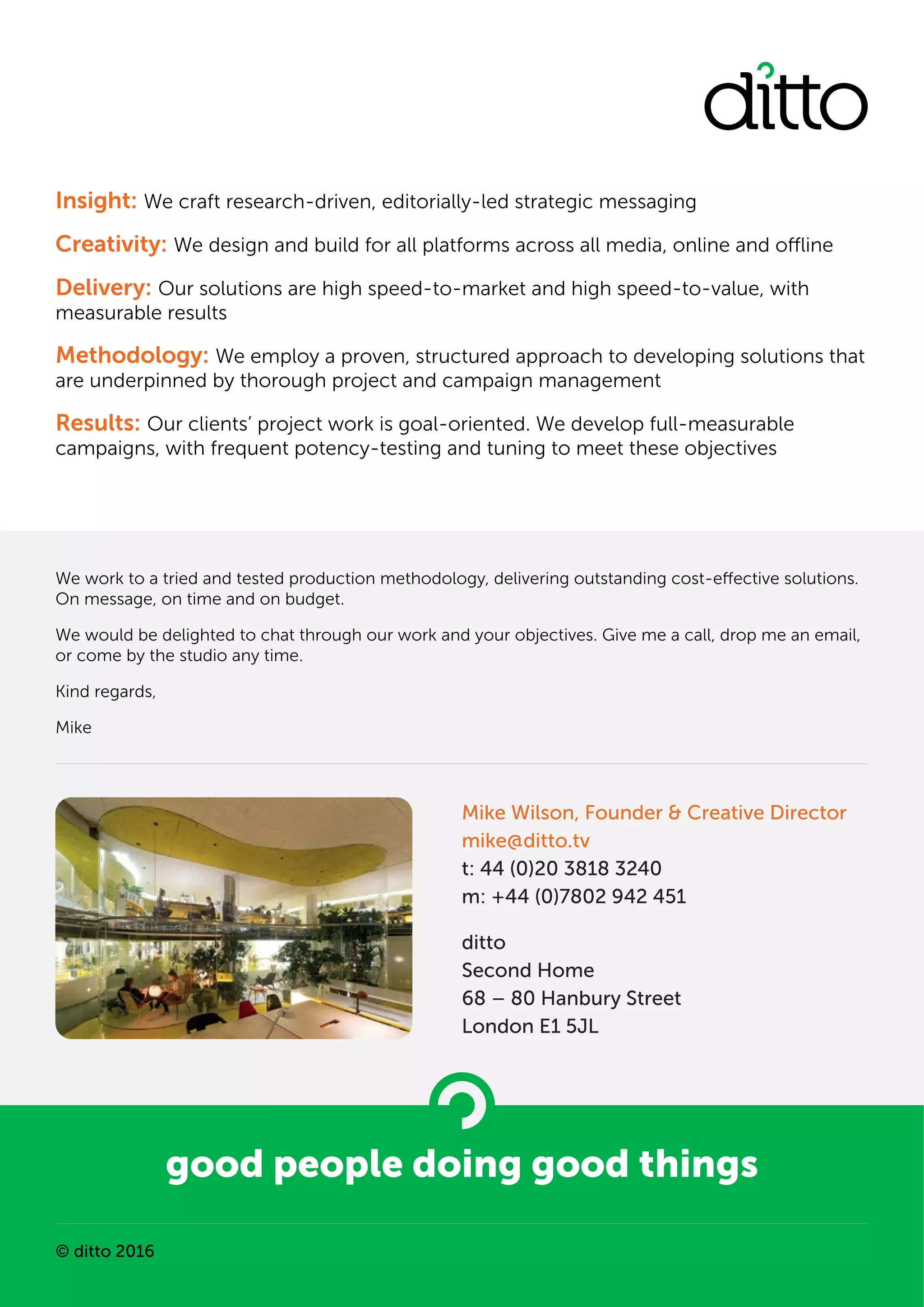 Ditto creds-brochure-2016 d | PDF