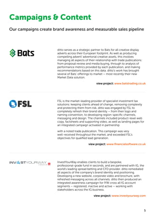 Ditto creds-brochure-2016 d | PDF