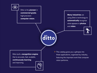 Ditto Computer Vision Catalog | PPT