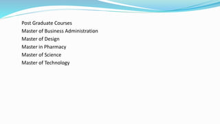 DIT University Courses | DIT University | PPT