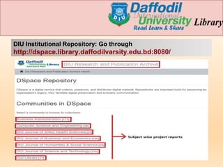 Daffodil International University Permanent Campus Library Orientation ...