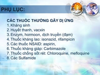 Di ung thuoc | PPTX