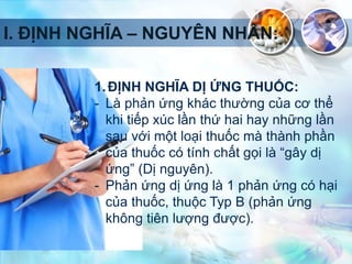 Di ung thuoc | PPTX