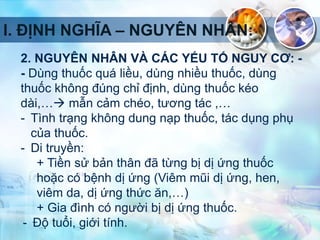 Di ung thuoc | PPTX