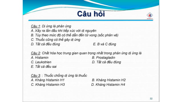 Di ung va thuoc chong di ung | PPTX