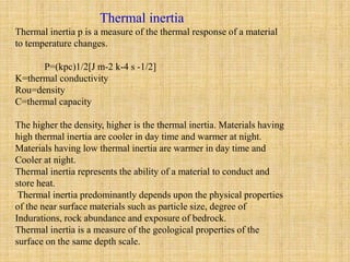 Diuranal heat effects, thermal | PPTX