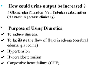 Diuretic.pptx These are drugs which increase the rate of urine flow | PPT