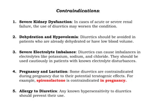 Drug' Acting on the Kidney: Diuretics Drugs | PDF