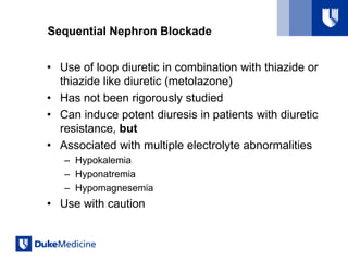Diuretic strategies in AHF : dose dose matter ? | PPT