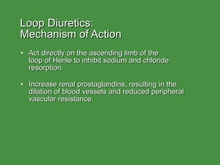 Diuretic agents outline | PPT
