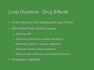 Diuretic agents outline | PPT
