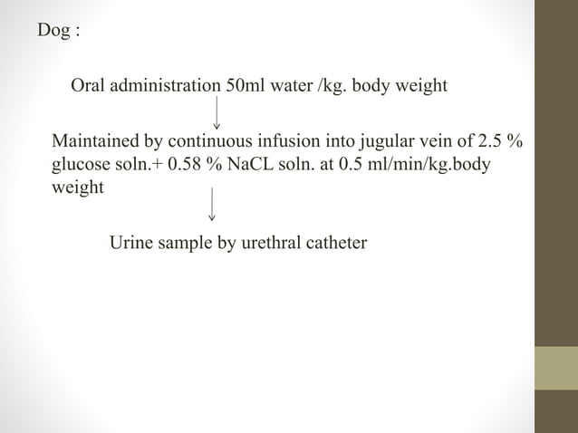 Diuretics screening models | PPTX | Chemistry | Science