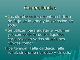 Diureticos | PPT