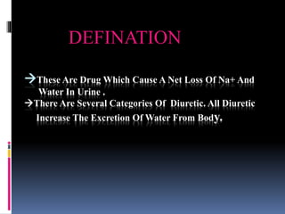 Diuretic | PPTX