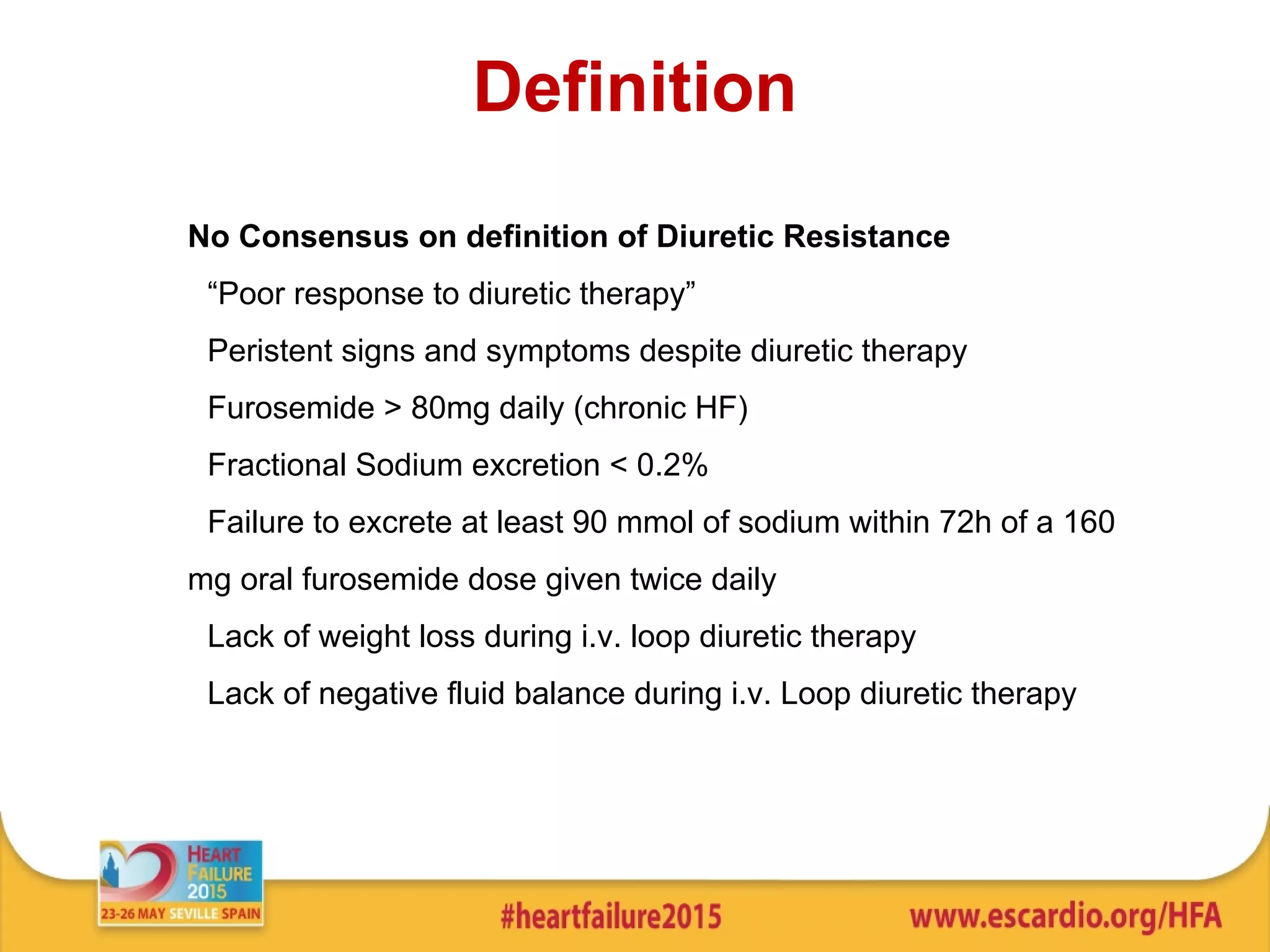 Diuretic resistance | PDF