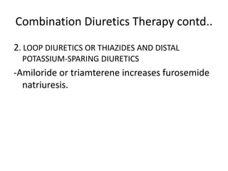 Diuretic resistance- Pharmacology | PPTX