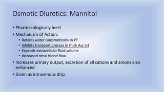 Diuretics | PPTX