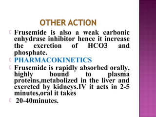 Diuretics | PPT | Endocrine and Metabolic Diseases | Diseases and ...