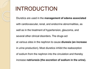 Diuretics | PPTX