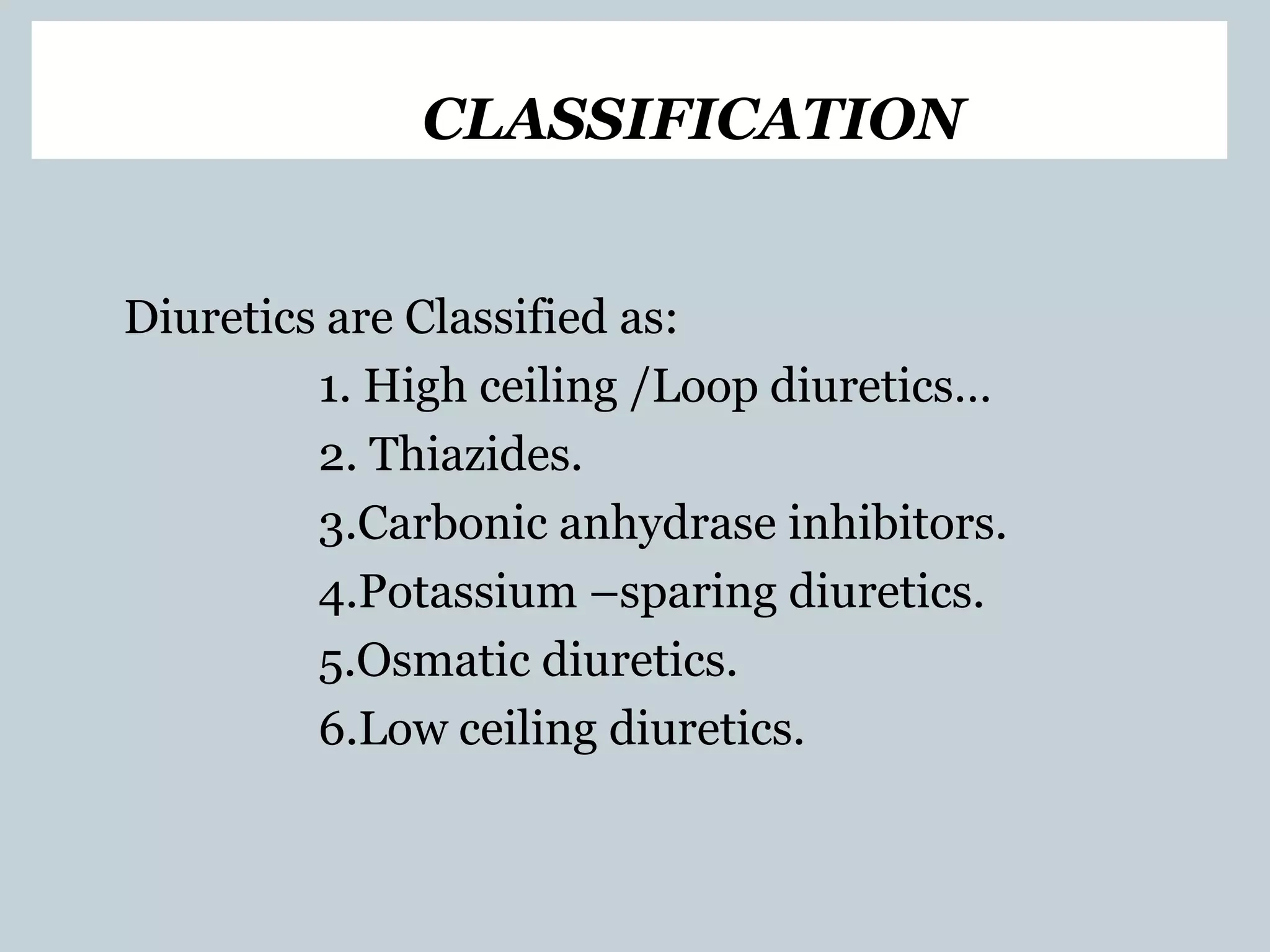 Diuretics... | PPTX