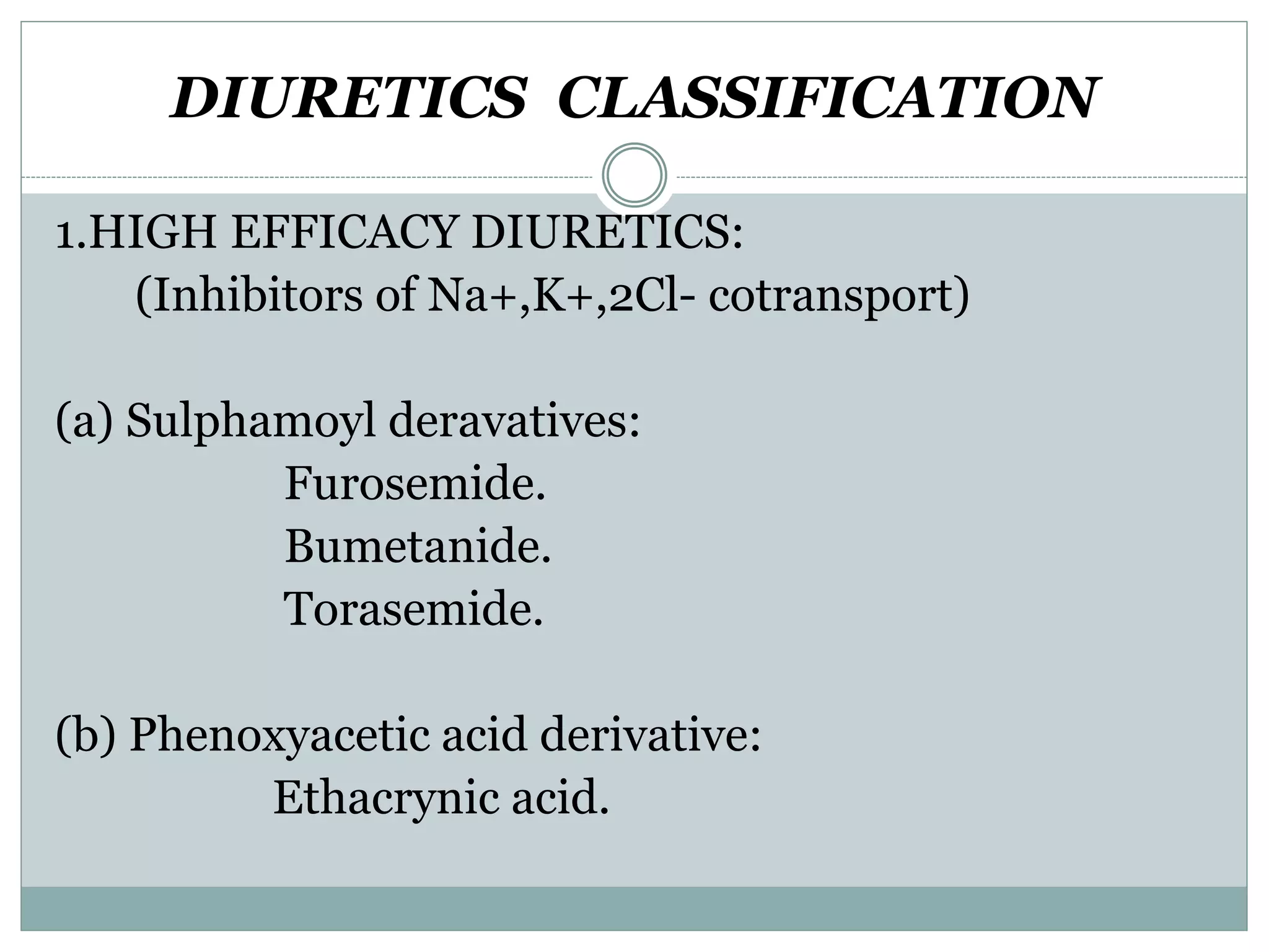 Diuretics... | PPTX