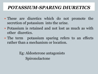 Diuretics... | PPTX
