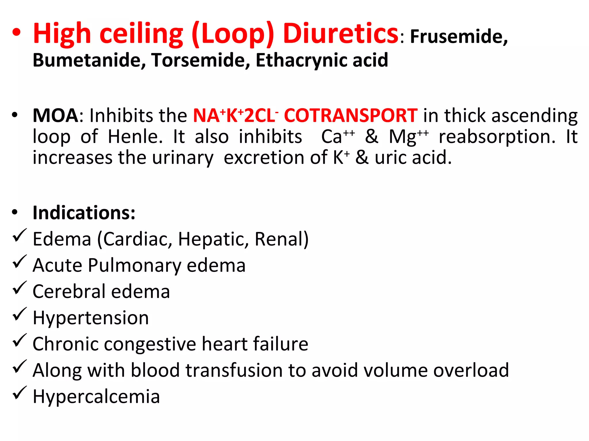 Diuretics | PPT
