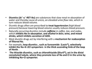 Diuretics | PPT