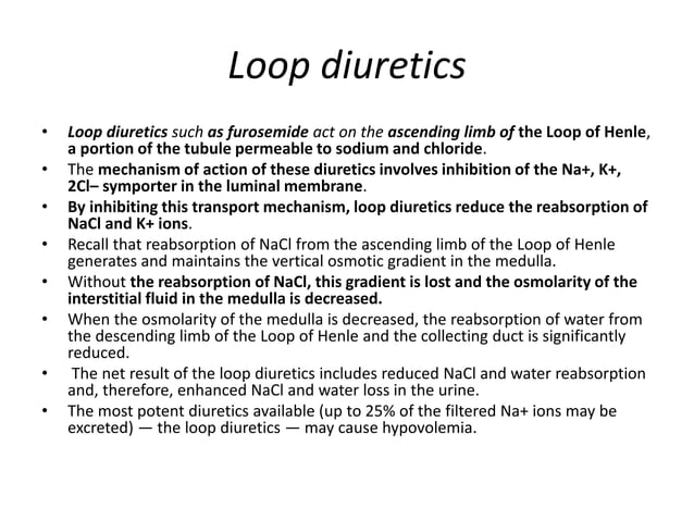 Diuretics | PPT