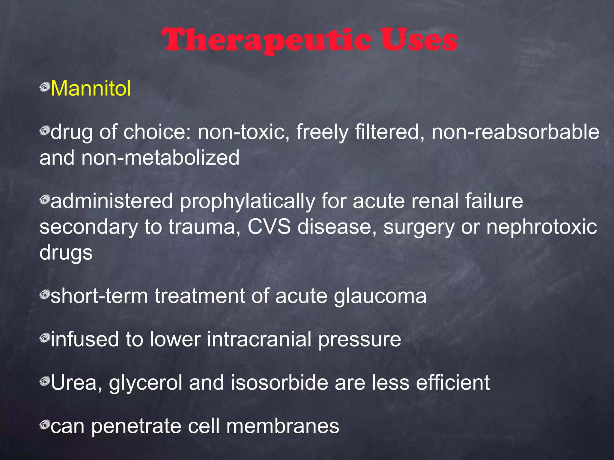 Diuretics | PPT | Chemistry | Science