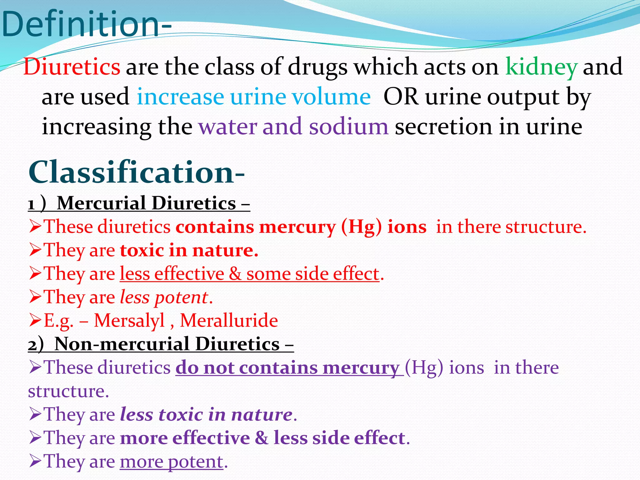 Diuretics | PPTX