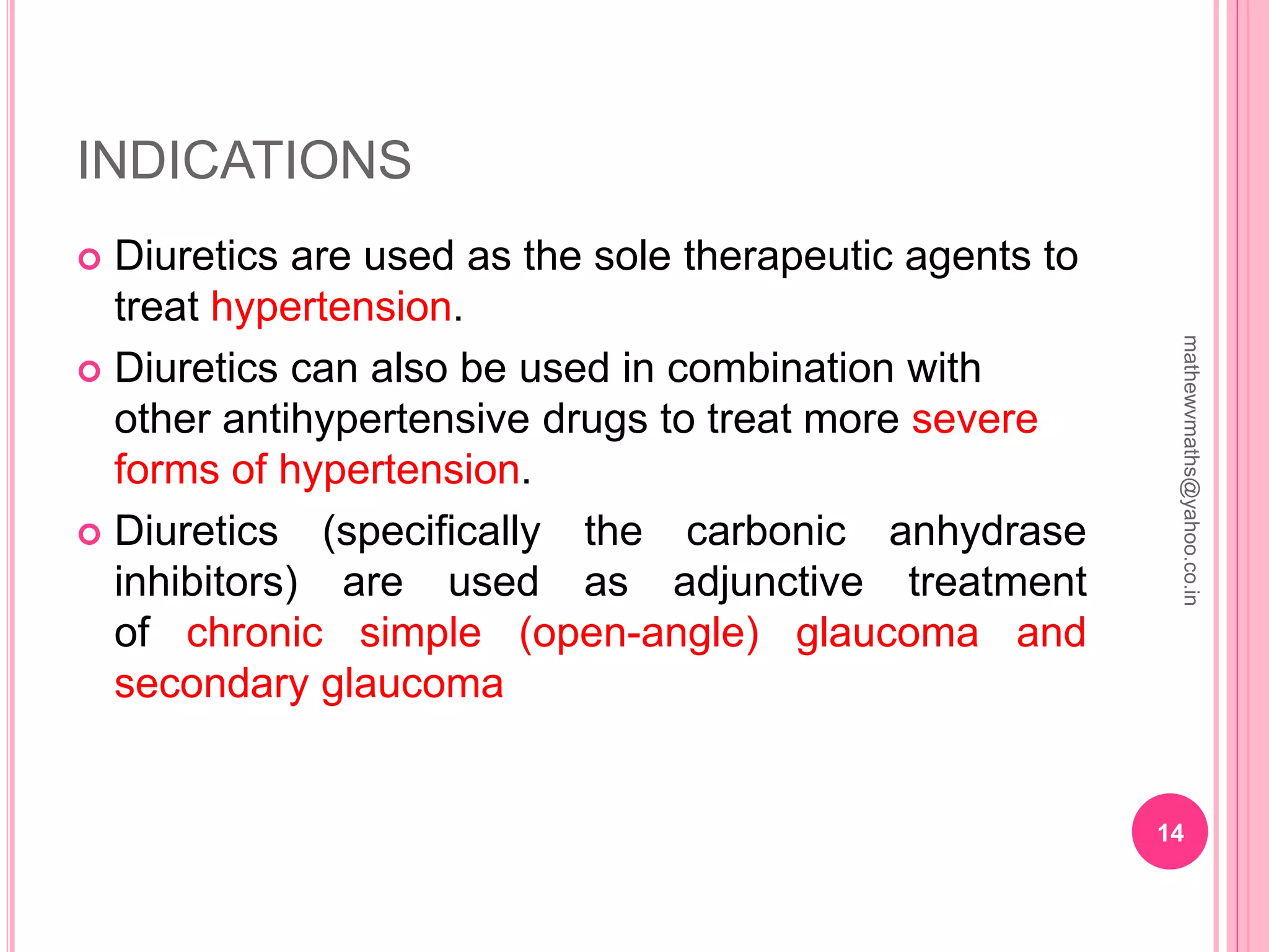 Nurses responsibilities on Diuretics | PPTX