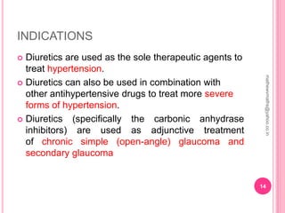 Nurses responsibilities on Diuretics | PPTX