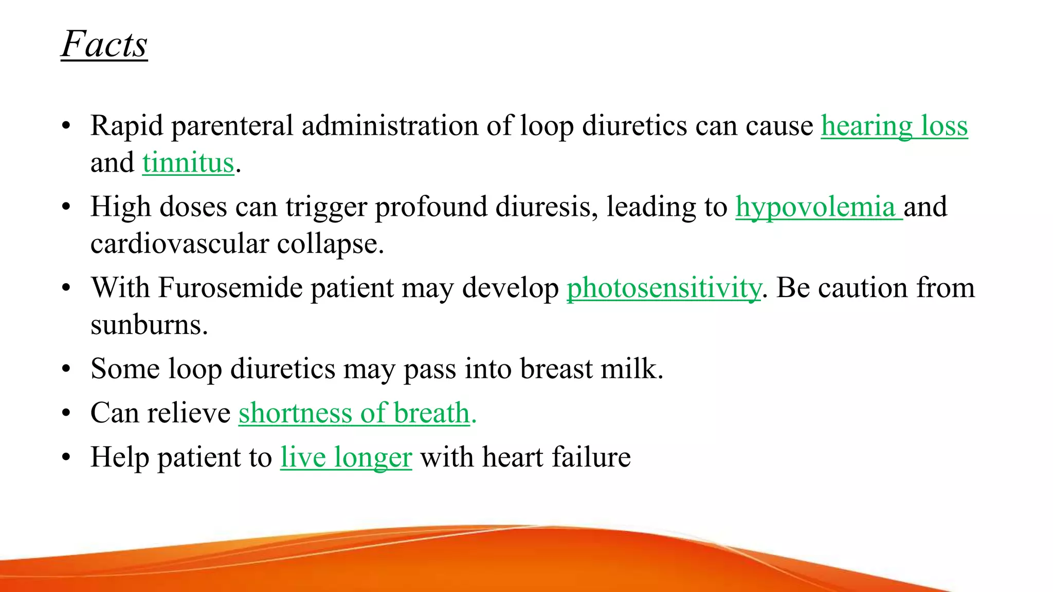 Diuretics | Definition | Mechanism of Action | Classes of Drugs | PPTX