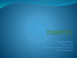 Diuretics | PPTX