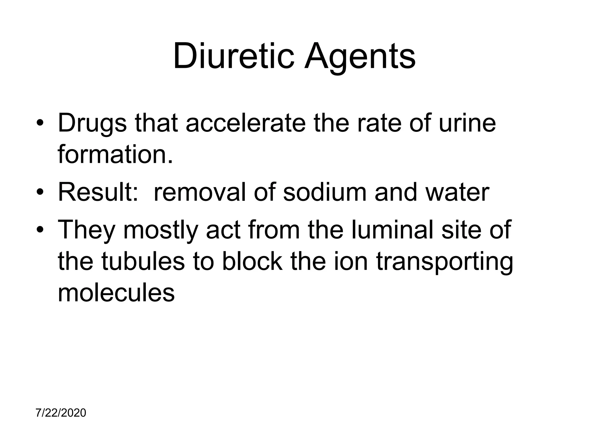 Diuretics | PPT